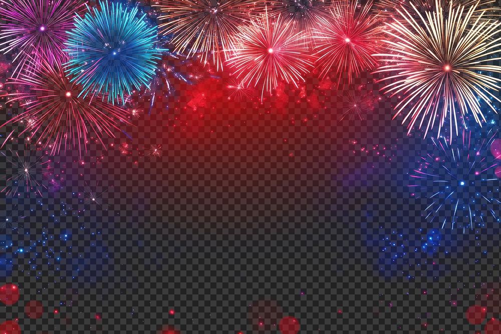 Colorful fireworks light lighting outdoors | Free PNG - rawpixel
