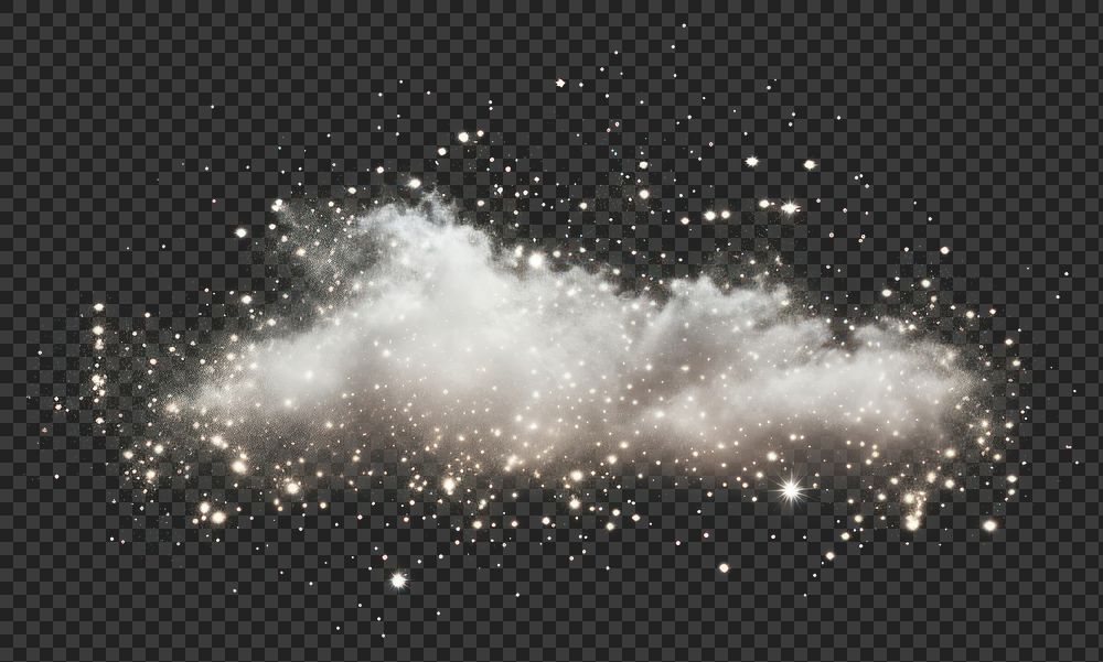 PNG Cloud sparkle light glitter | Free PNG - rawpixel