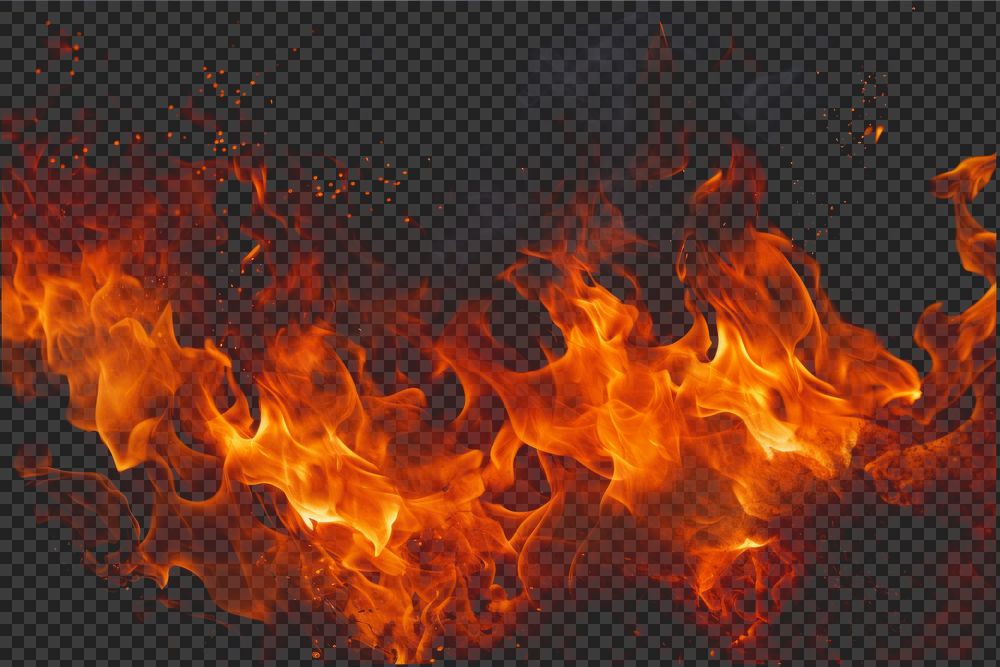 PNG Fireflames black background fire | Premium PNG - rawpixel