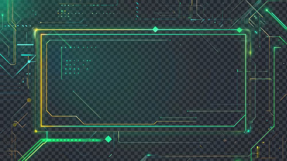 PNG Background green minimal tech | Free PNG - rawpixel