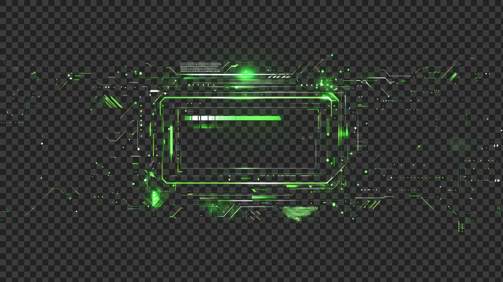 PNG Background green tech ui | Free PNG - rawpixel