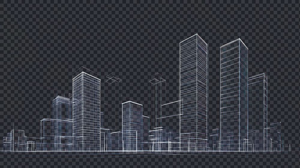 PNG Digital construction buildings architectural | Free PNG - rawpixel