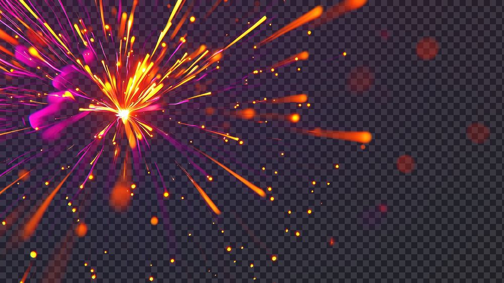 PNG display fireworks colors light | Free PNG - rawpixel