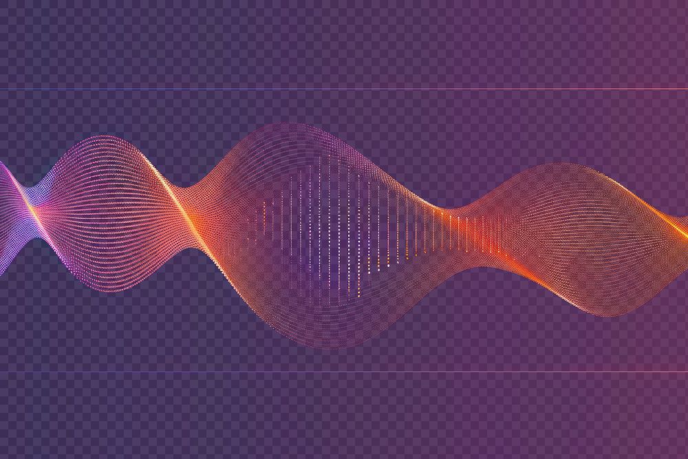 PNG digital sound wave purple | Free PNG - rawpixel