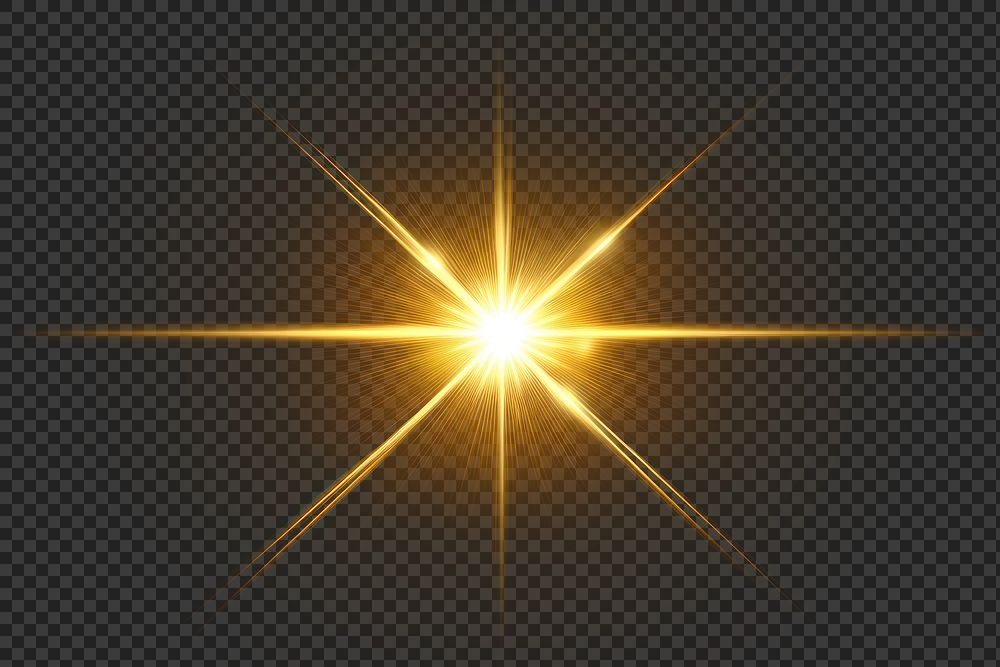 PNG An isolated gold blink | Free PNG - rawpixel