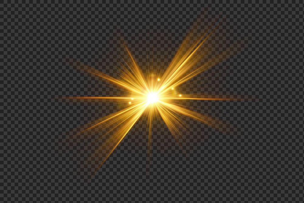 PNG An isolated gold blink | Free PNG - rawpixel