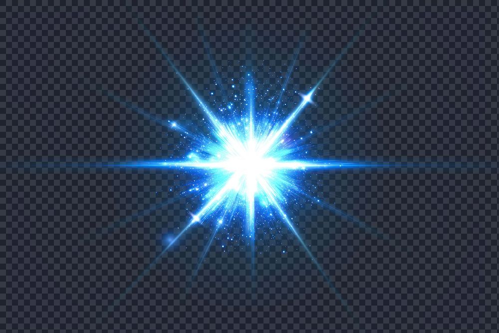 PNG An isolated blue blink | Free PNG - rawpixel