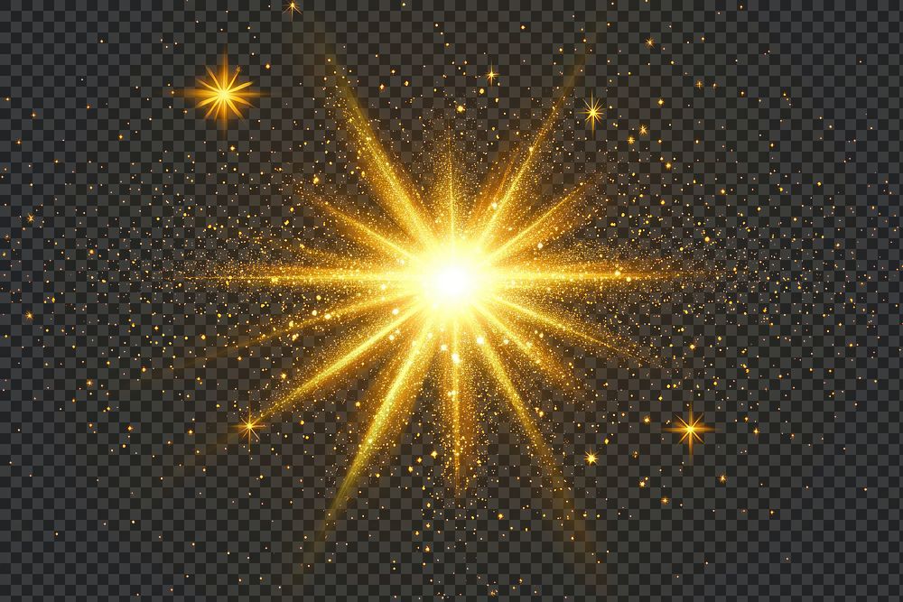 PNG An isolated gold blink | Premium PNG - rawpixel