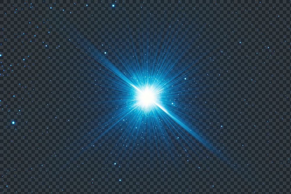 PNG An isolated blue blink | Free PNG - rawpixel