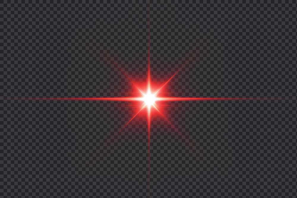 PNG An isolated red blink | Free PNG - rawpixel
