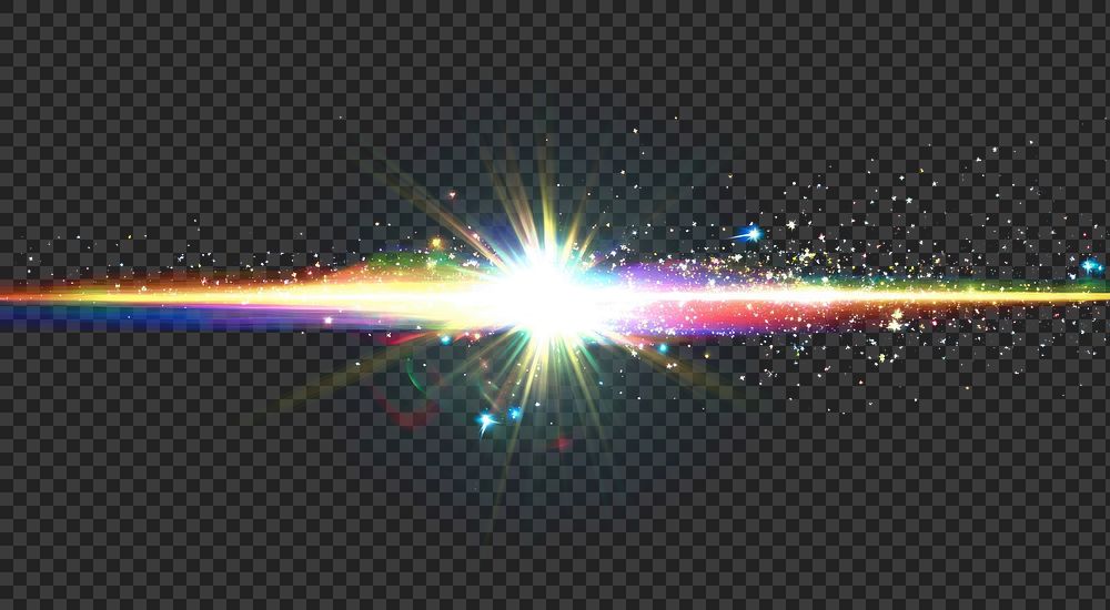 PNG Light effect rainbow flare | Free PNG - rawpixel