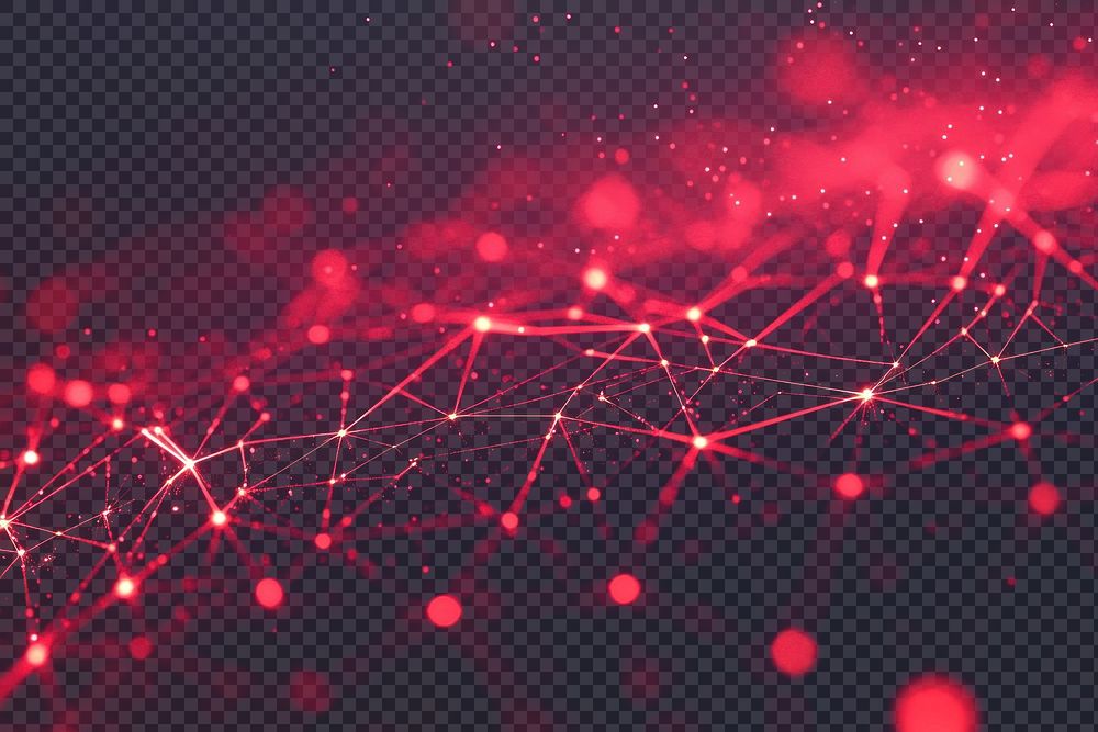 PNG Abstract red glowing digital | Free PNG - rawpixel