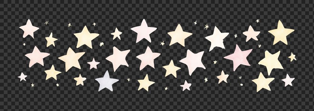 PNG Stars as divider watercolor | Premium PNG - rawpixel
