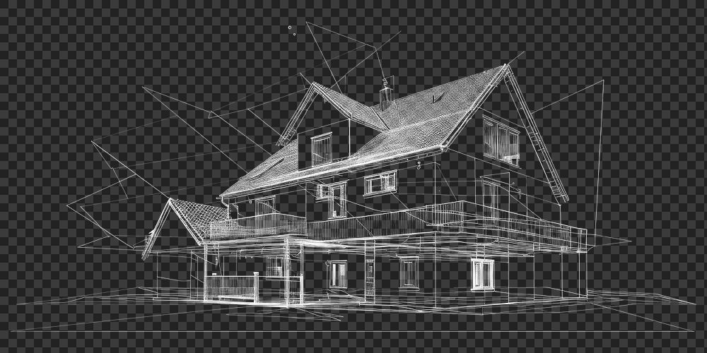 PNG House diagram blueprint drawing. | Premium PNG - rawpixel
