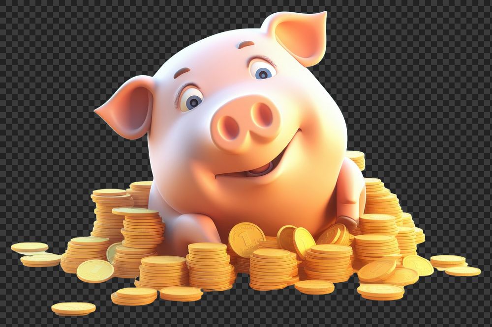 PNG Money pig mammal representation. | Free PNG - rawpixel