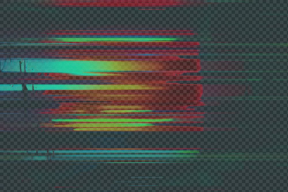 PNG glitch overlay effect, transparent | Premium PNG - rawpixel