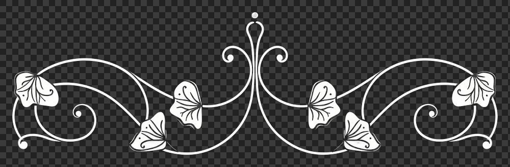 PNG Ivy divider ornament art | Free PNG - rawpixel