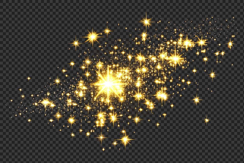 PNG Sparkling stars png night | Free PNG - rawpixel