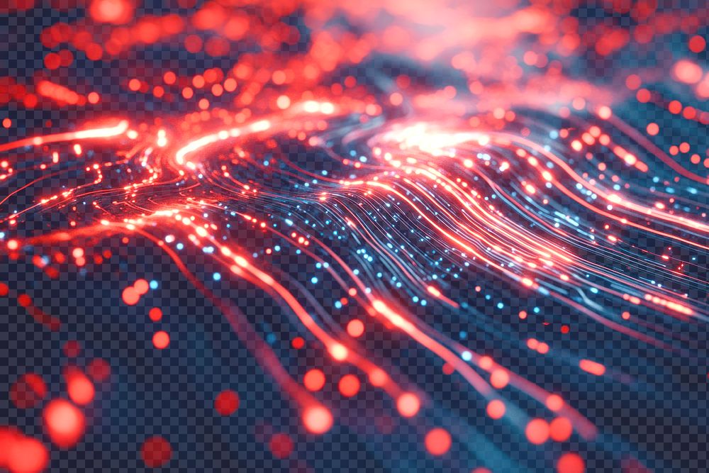 PNG Vibrant digital wave patterns | Free PNG - rawpixel