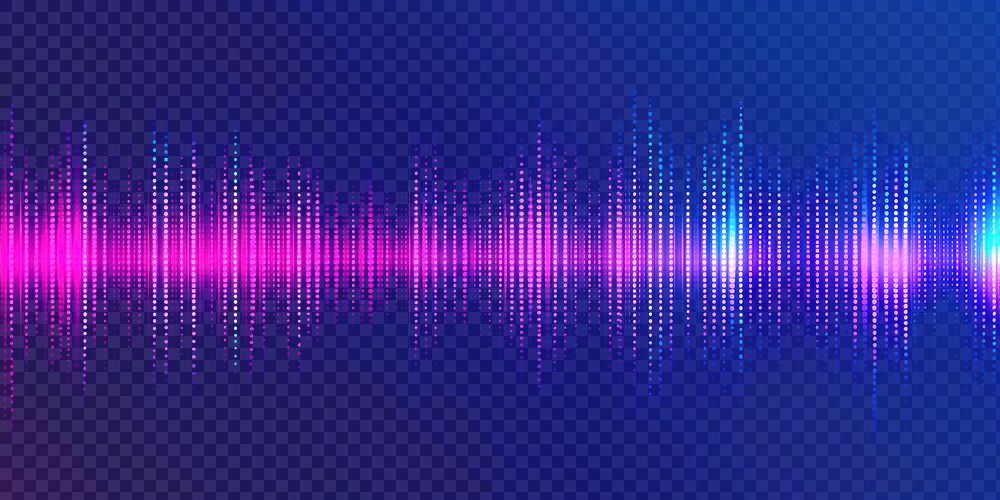 PNG Vibrant digital soundwave illustration | Free PNG - rawpixel