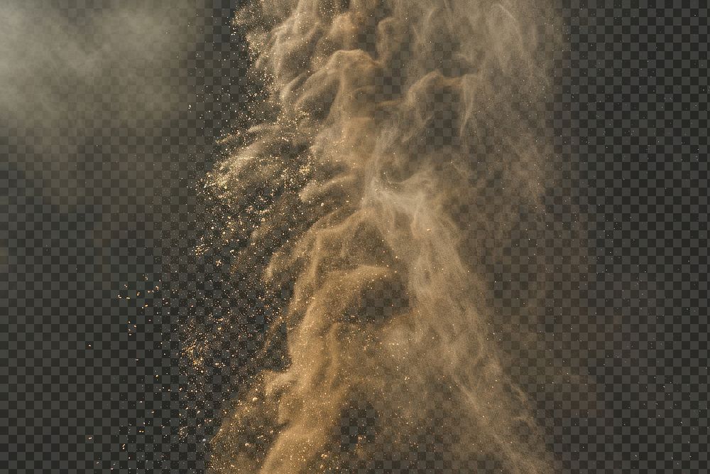 PNG Sandstorm art atmosphere particles. | Free PNG - rawpixel