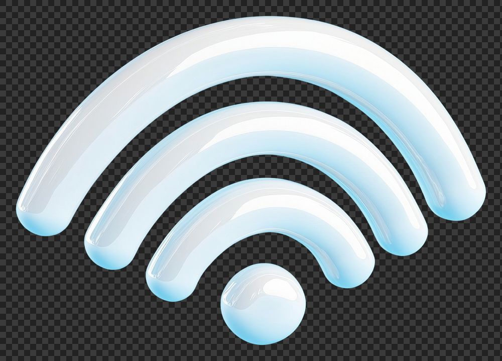 PNG 3d wifi icon illustration | Free PNG - rawpixel
