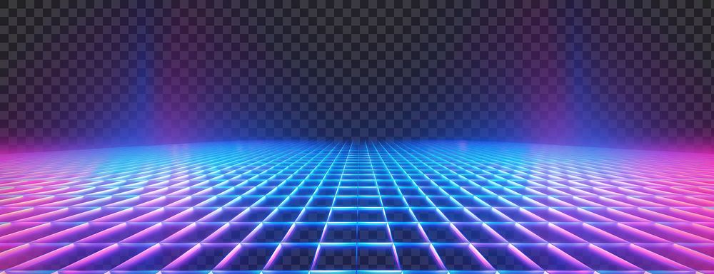 PNG Background retro neon grid. | Free PNG - rawpixel