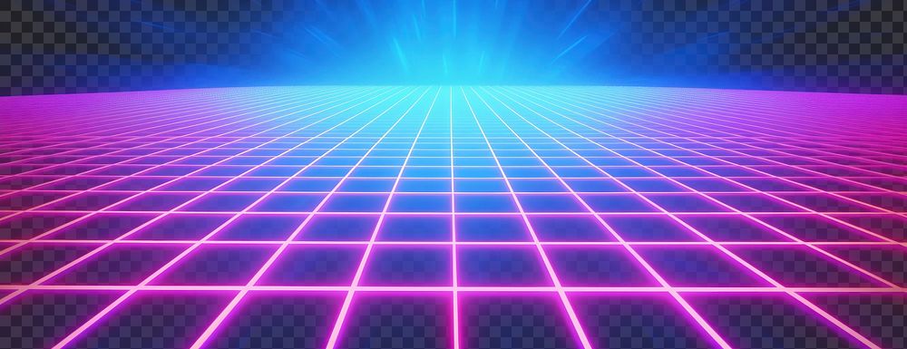 PNG Background retro neon grid. | Free PNG - rawpixel
