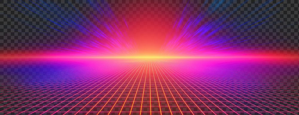 PNG Background abstract retro neon. | Free PNG - rawpixel