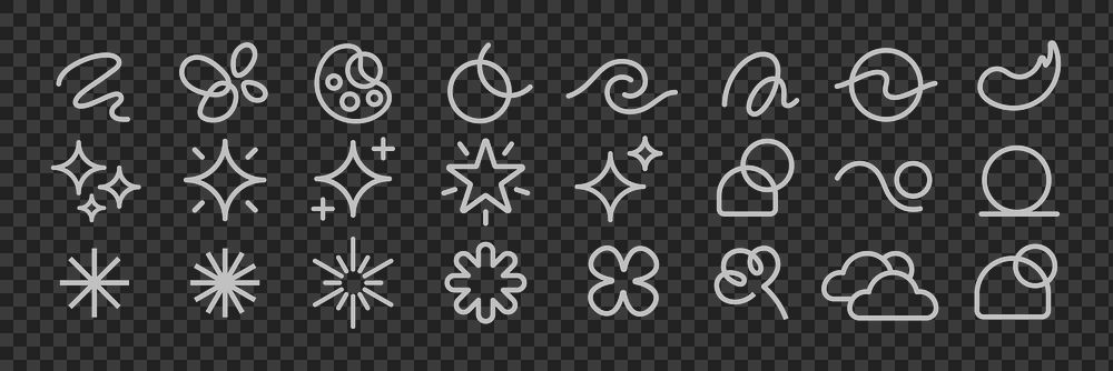 PNG Abstract, geometric, line, icons, | Premium PNG - rawpixel