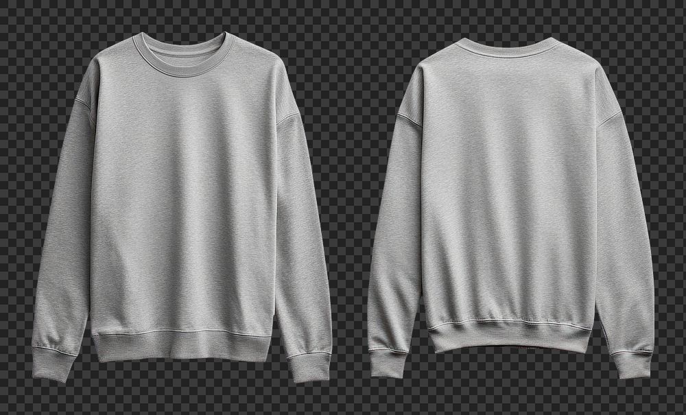 PNG Gray t-shiet mockups sweatshirt | Free PNG - rawpixel