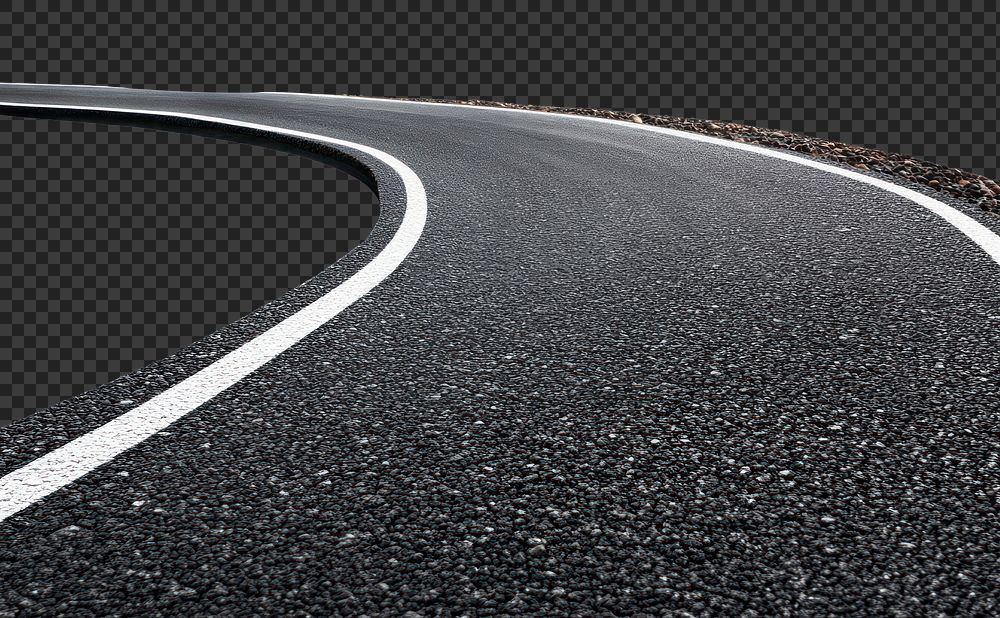 PNG Asphalt road background curve | Free PNG - rawpixel