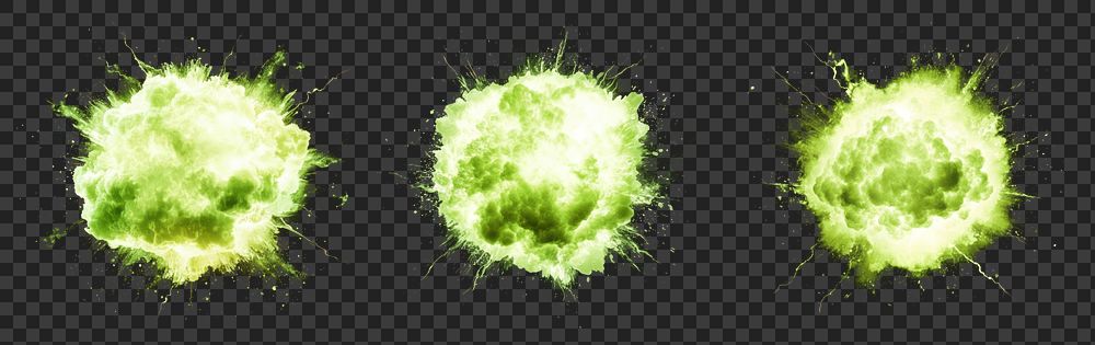 PNG Vibrant green energy explosion | Premium PNG - rawpixel