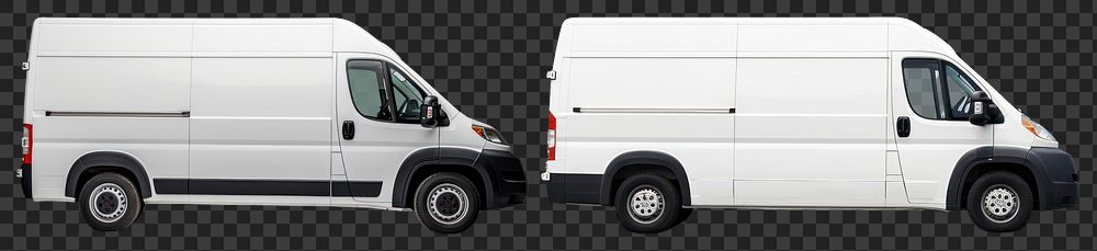PNG White cargo vans side | Premium PNG - rawpixel