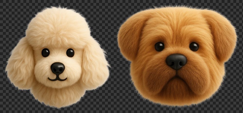 PNG Cute dog emoji faces | Premium PNG - rawpixel