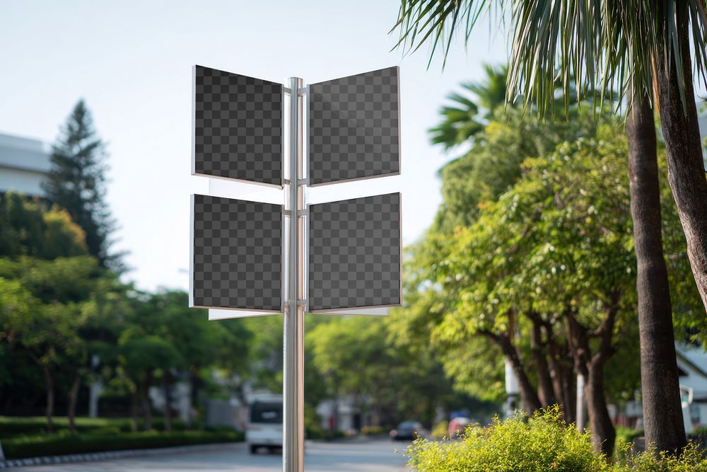 Outdoor signpost mockup template png | Free PNG - rawpixel