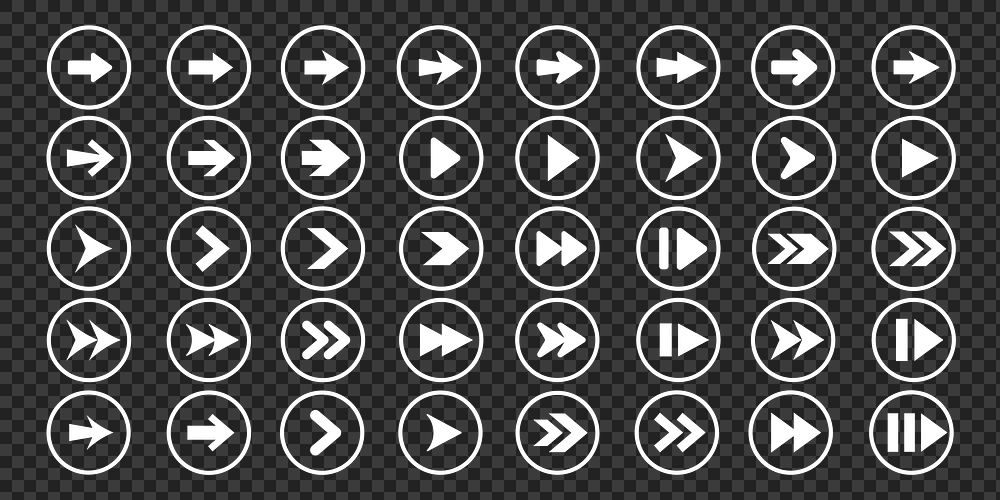 PNG Circular arrow icons collection | Premium PNG - rawpixel