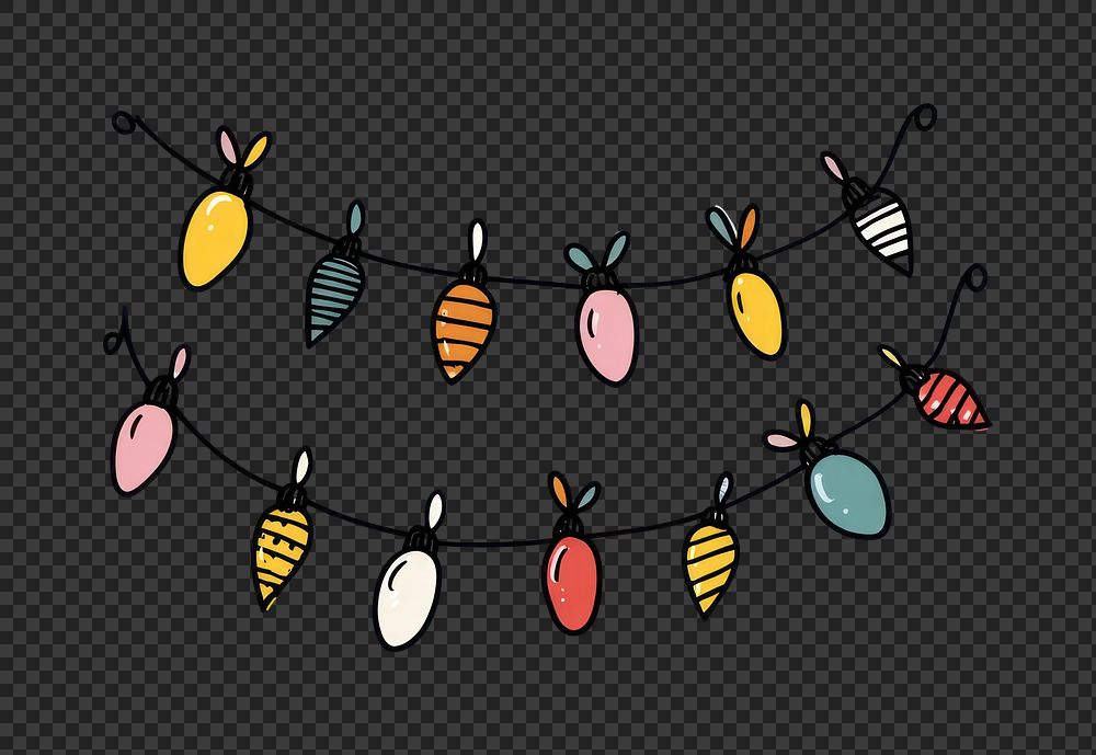 Simple+garland+transparent+christmas Design Images | Free Photos, PNG ...