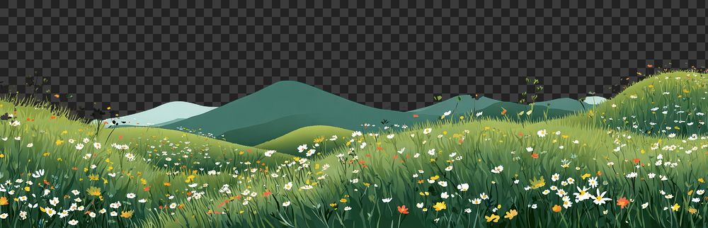 Flower Field Landscapes Wildflower Images | Free Photos, PNG Stickers ...