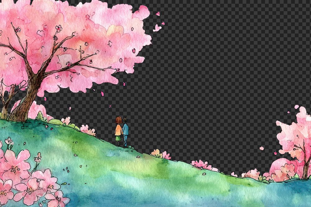 Cute Watercolor Trees Illustration Art Images | Free Photos, PNG ...