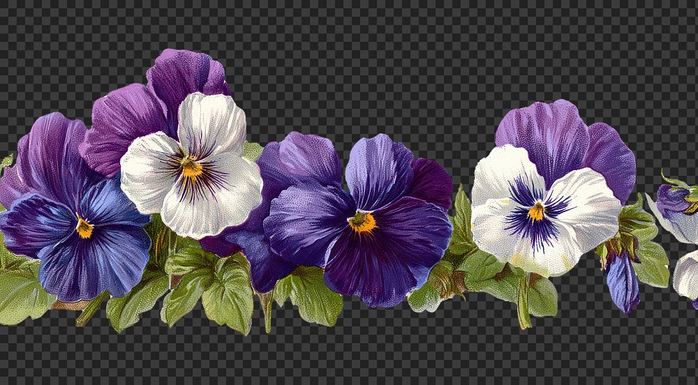 Border Purple Nature PNG Images | Free Photos, PNG Stickers, Wallpapers ...
