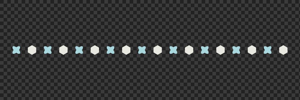 Cute geometric png divider, border | Premium PNG - rawpixel