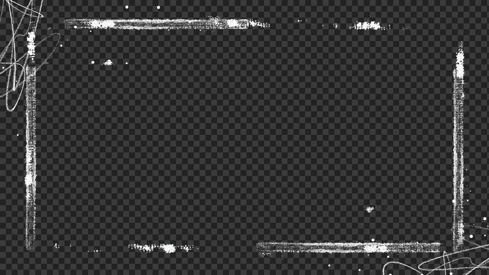 White ink frame png, transparent | Premium PNG - rawpixel