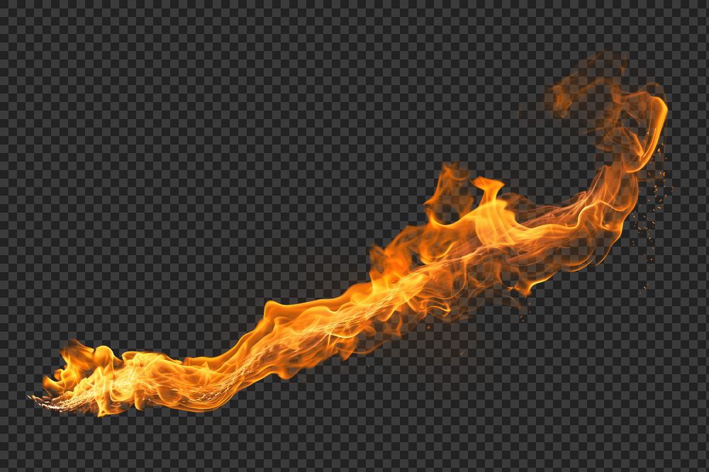 PNG Fire blade black background | Free PNG - rawpixel
