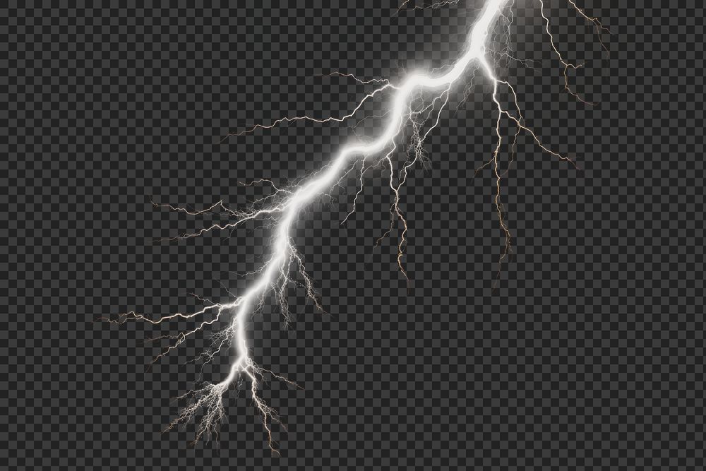 PNG lightning effect, transparent background. | Premium PNG - rawpixel