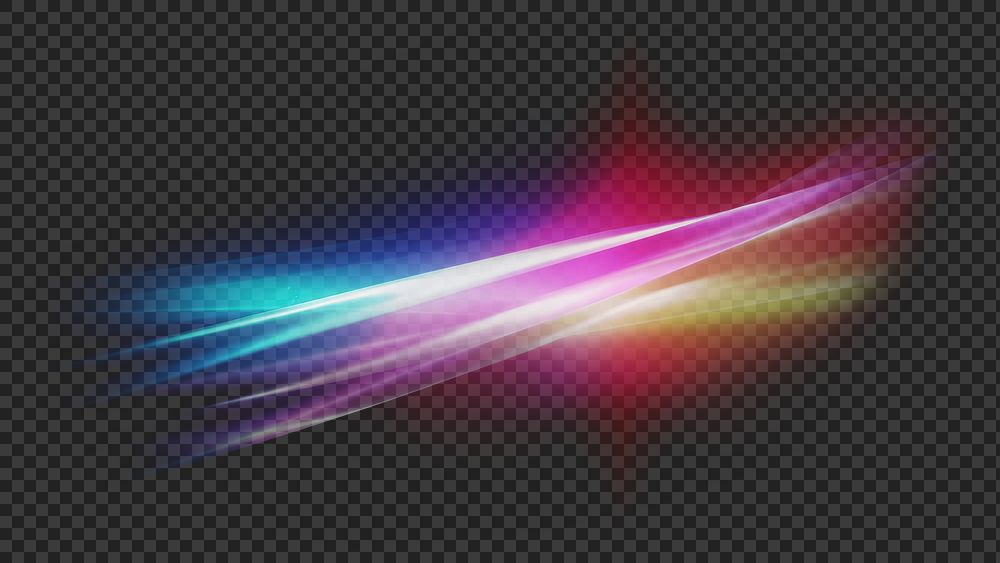PNG Rainbow Lens Flare Effect | Free PNG - rawpixel