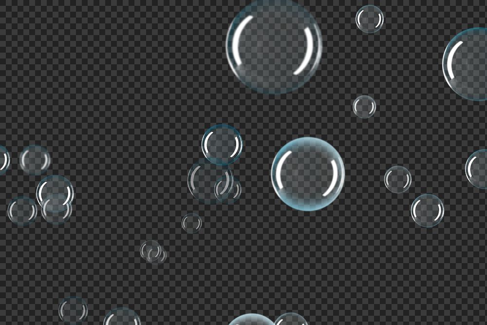 PNG bubbles effect, transparent background. | Premium PNG - rawpixel