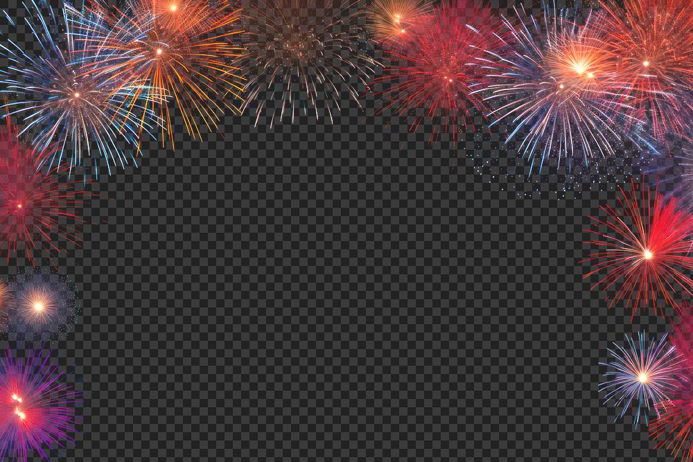 PNG fireworks backgrounds outdoors night | Free PNG - rawpixel