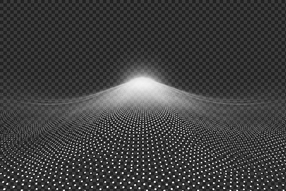 PNG abstract digital wave art. | Free PNG - rawpixel