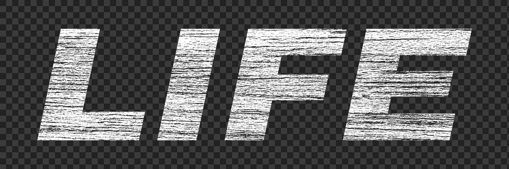 Life png word bold font | Free PNG - rawpixel